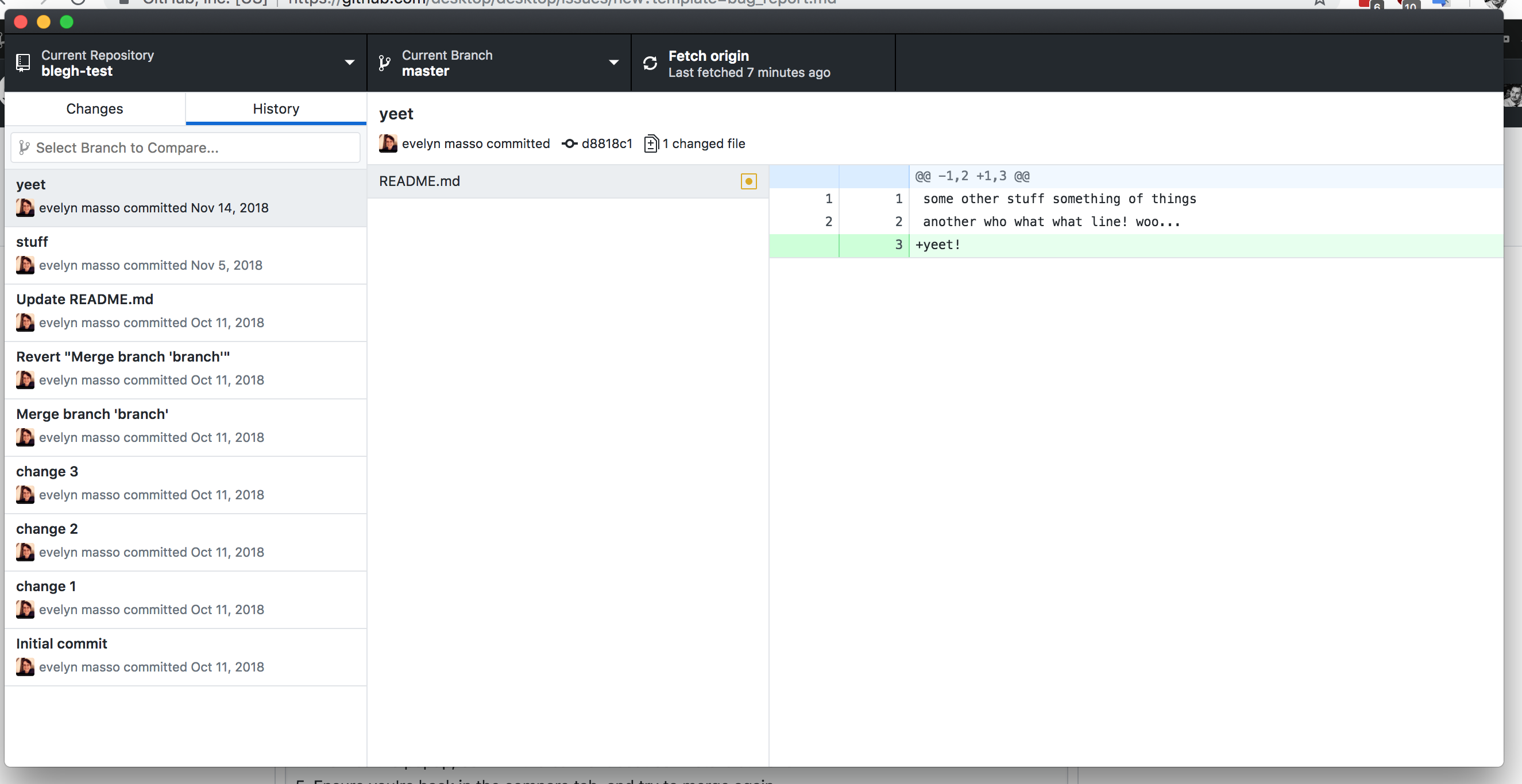 compare tab is able to merge while in conflicted state · Issue #6584 · desktop/desktop · GitHub