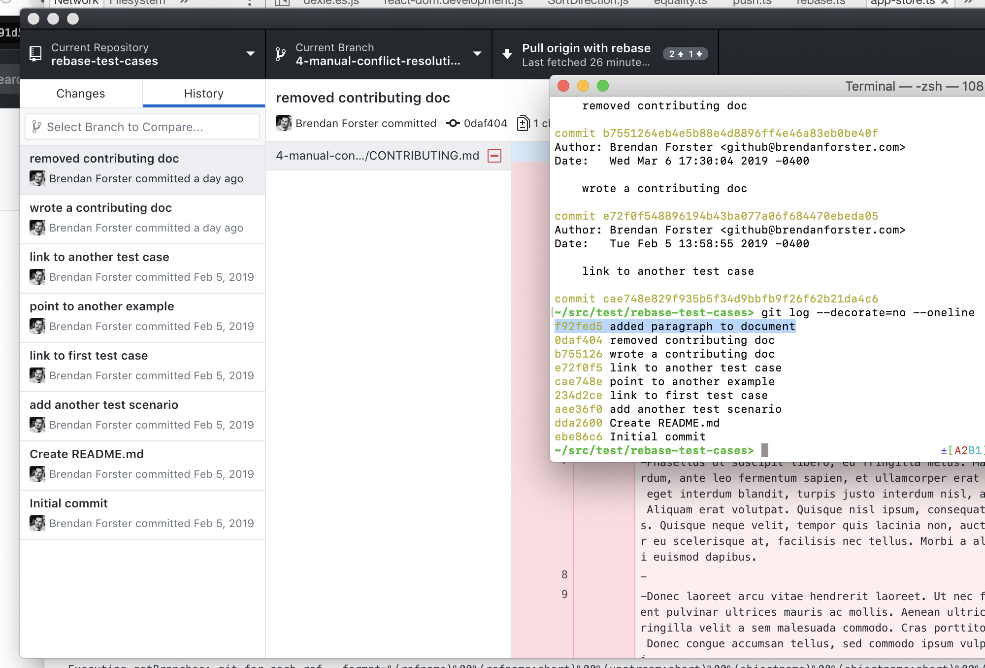 After Completing Rebase History Does Not Show The Correct State · Issue 7031 · Desktopdesktop 