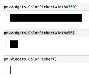 ColorPicker issues on the branch 1.0 · Issue #4385 · holoviz/panel · GitHub