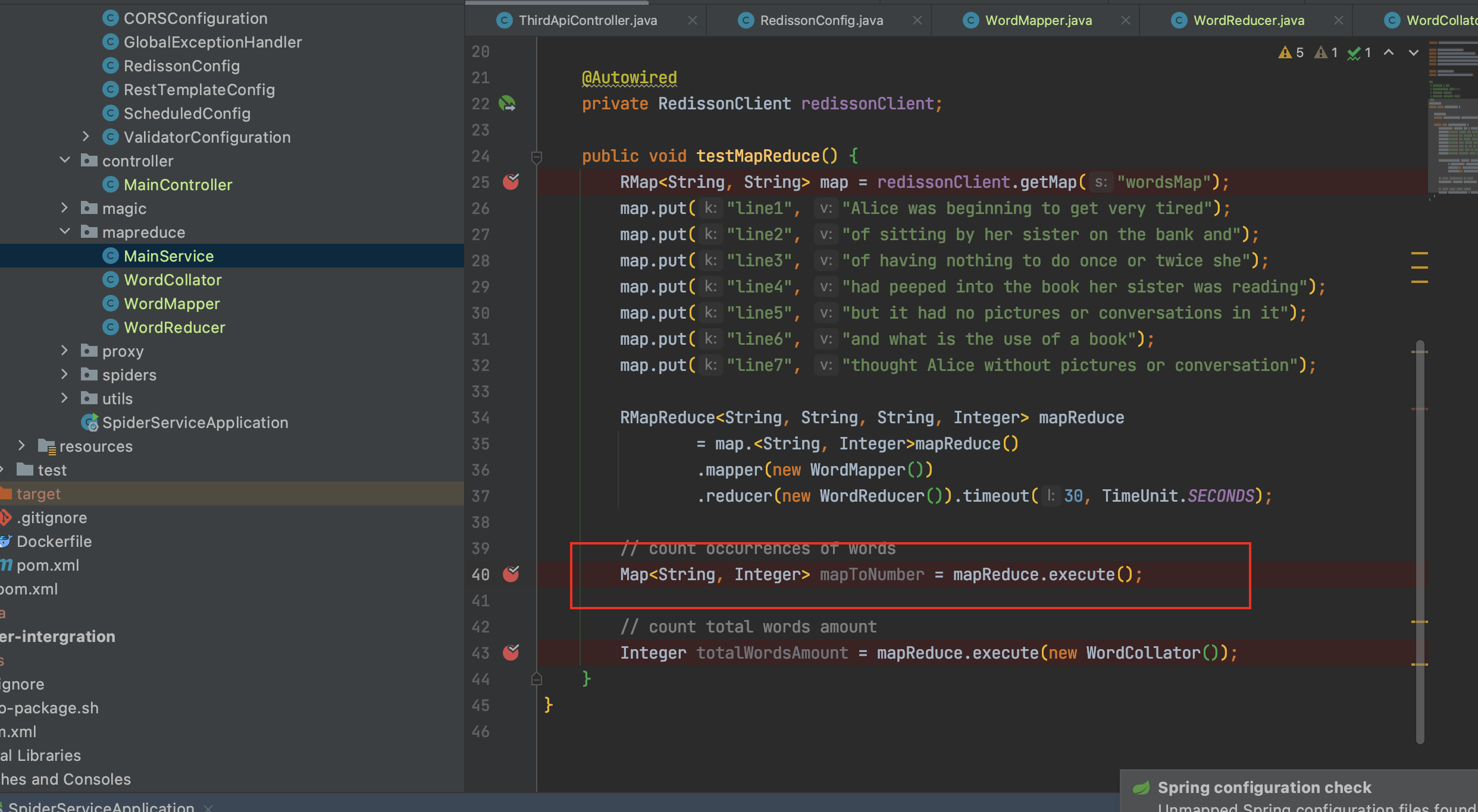 RMapReduce ，use the Document case，but blocking, unable to execute · Issue #3647 · redisson ...