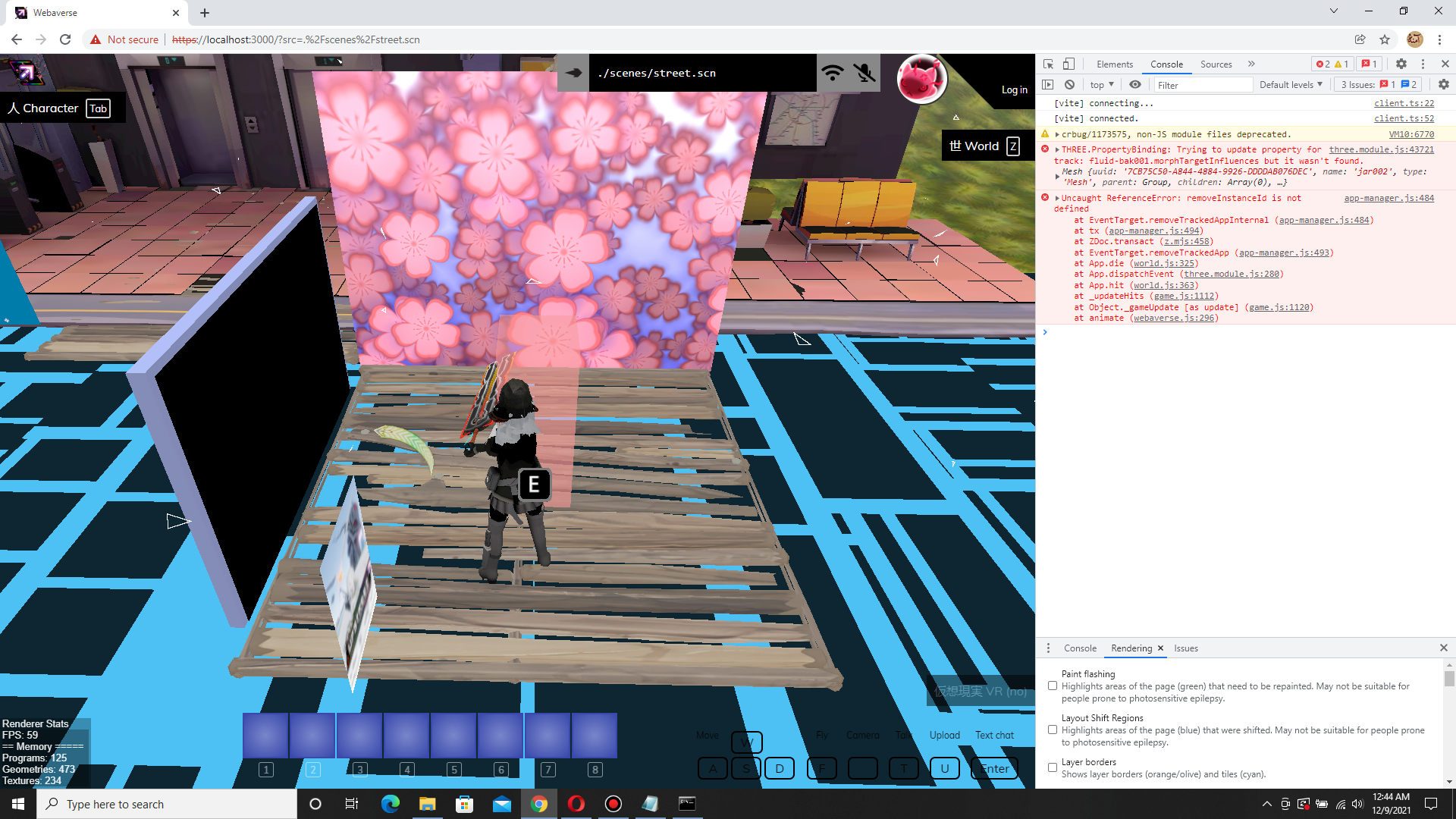 app: Crash with sword action on invisible avatar · Issue #1968 · webaverse/app · GitHub