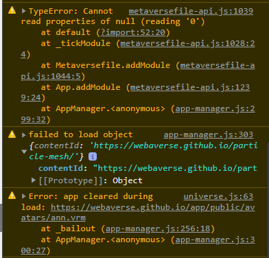 app: Particle mesh loading issue in grass.scn · Issue #2365 · webaverse/app · GitHub