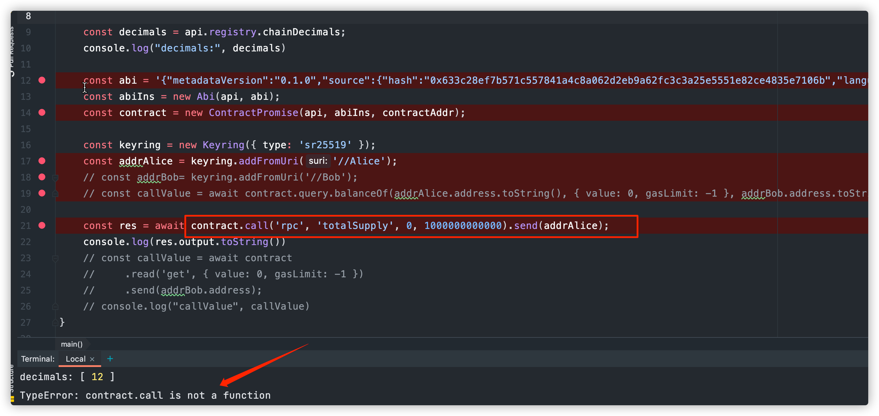 Invalid ABI file — Error: Invalid JSON ABI structure supplied, expected ...
