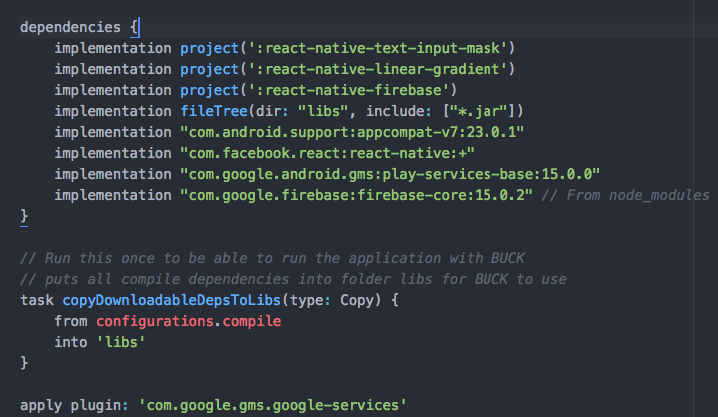 Failed To Resolve Firebase Messaging · Issue 1204 · Invertasereact Native Firebase · Github