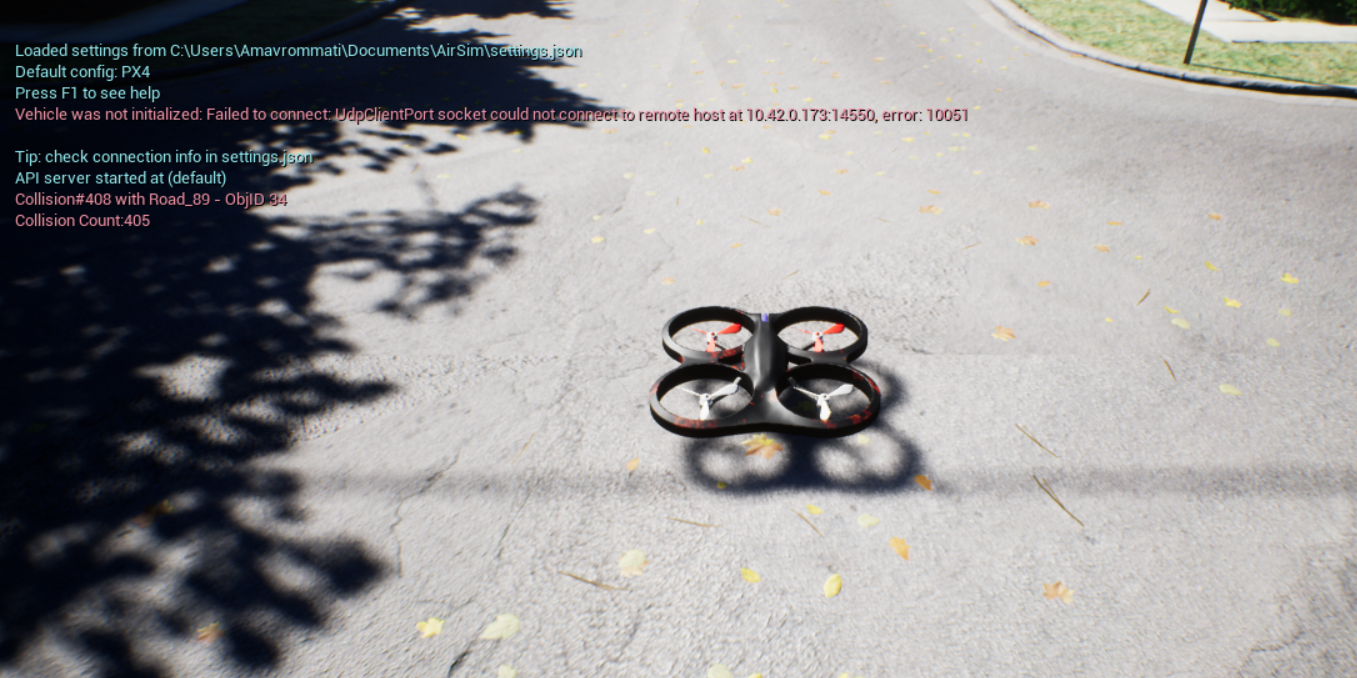 AirSim and Intel Aero RTF · Issue #766 · microsoft/AirSim · GitHub