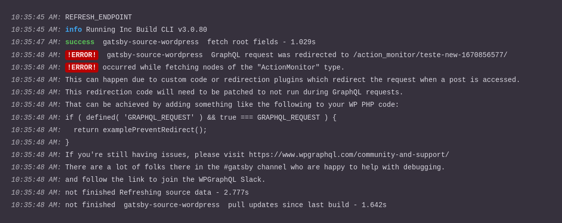 Gatsby Cloudy Preview Wordpress not working · gatsbyjs gatsby · Discussion #37245 · GitHub