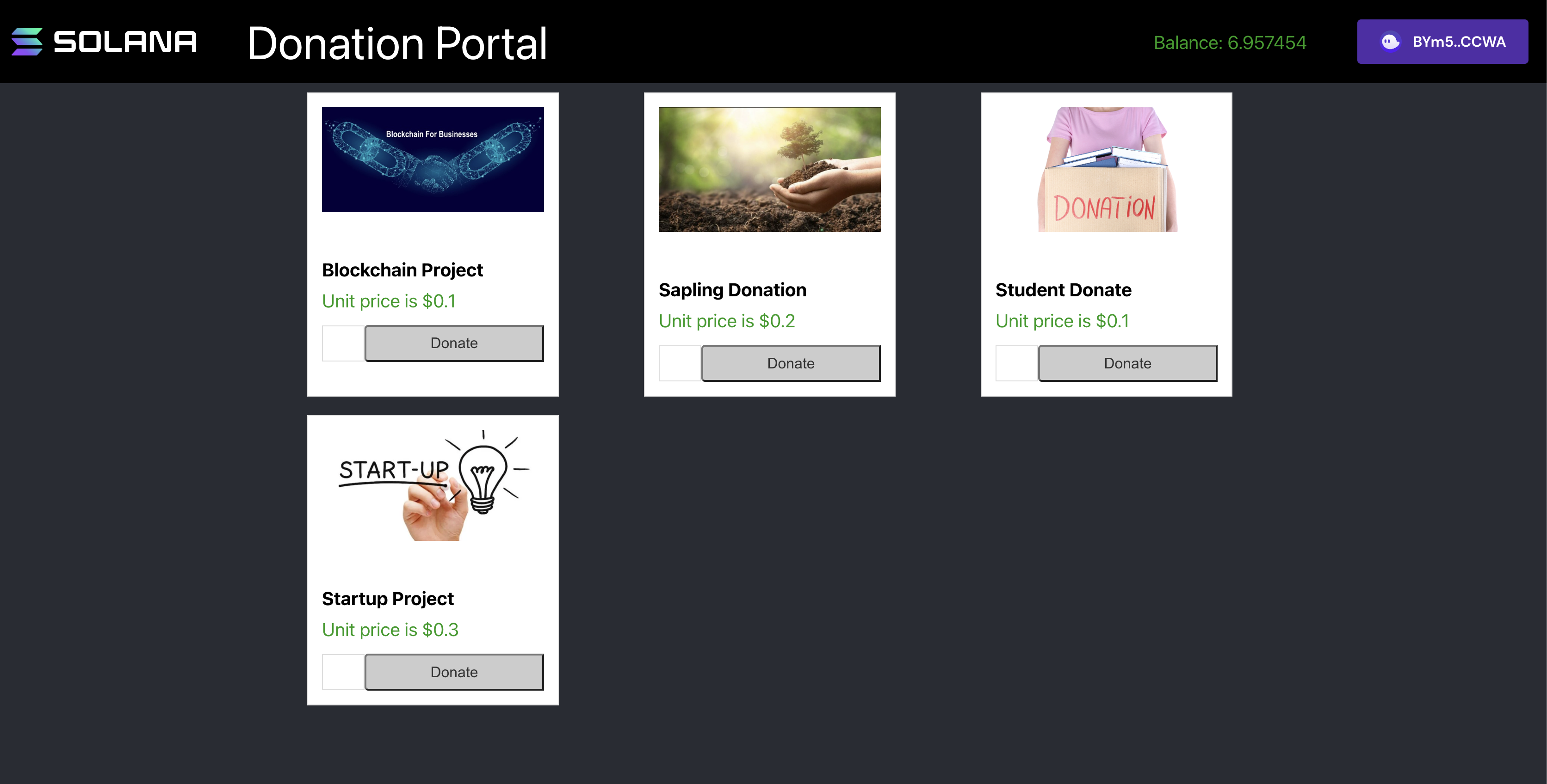 Github Furkanunutmaz Crowdfundingapp Solana Donate With Solana