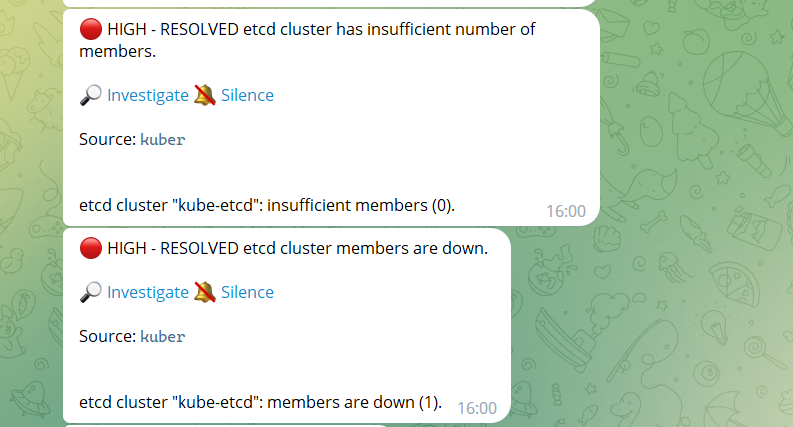 Why does RESOLVED is not green light ?) · Issue #733 · robusta-dev/robusta · GitHub