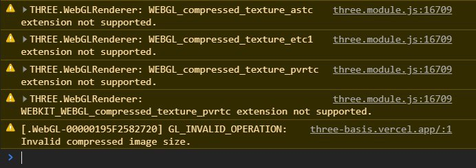 Textures not divided by four are crashing in Chromium · Issue #154 · BinomialLLC/basis_universal ...