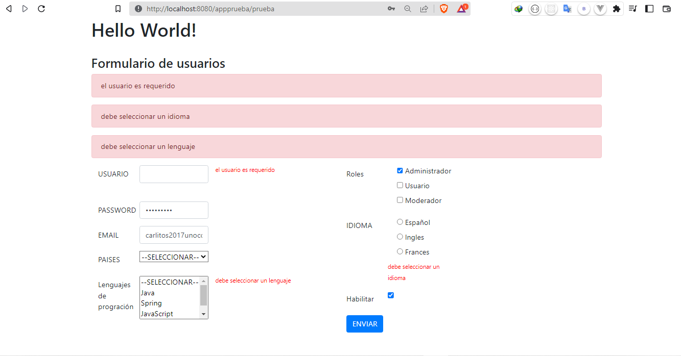 GitHub - RobertoUnocc/JSP-Formulario