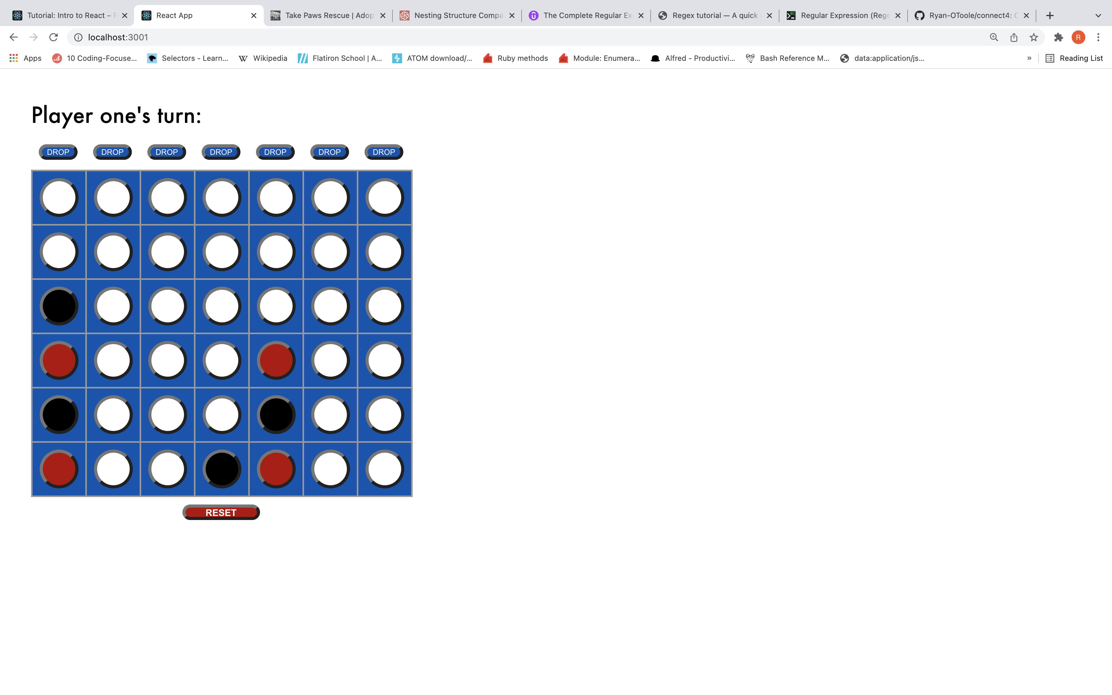 GitHub - Ryan-OToole/connect4: Connect 4 game without win logic