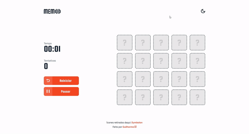 GitHub - guisantoandre/memo-game: A simple and cool memory game made ...