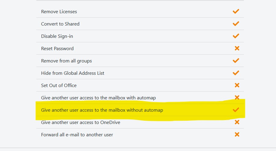 BUG: Offboarding Wizard Step 4 Checkmark Wrong with Automapping · Issue #812 · KelvinTegelaar ...