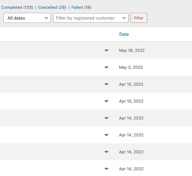 [cot] Admin List Implement Filters · Issue 33196 · Woocommerce Woocommerce · Github