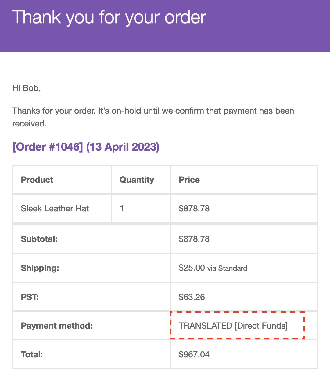 [Enhancement]: Make payment_method_title translatable · Issue #37678 · woocommerce/woocommerce ...