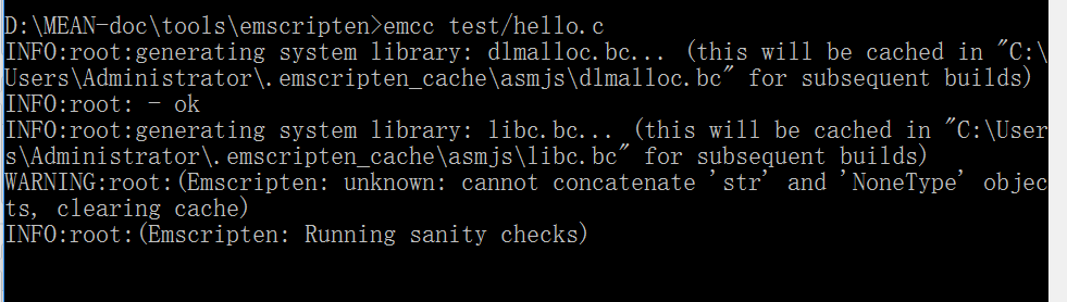 emcc hello.c failed on Win10: ERROR:root:Invoking Process failed by Clang.exe · Issue #5949 ...