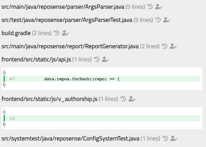 Authorship view: bug in `hide all file details` button · Issue #1081 · reposense/RepoSense · GitHub