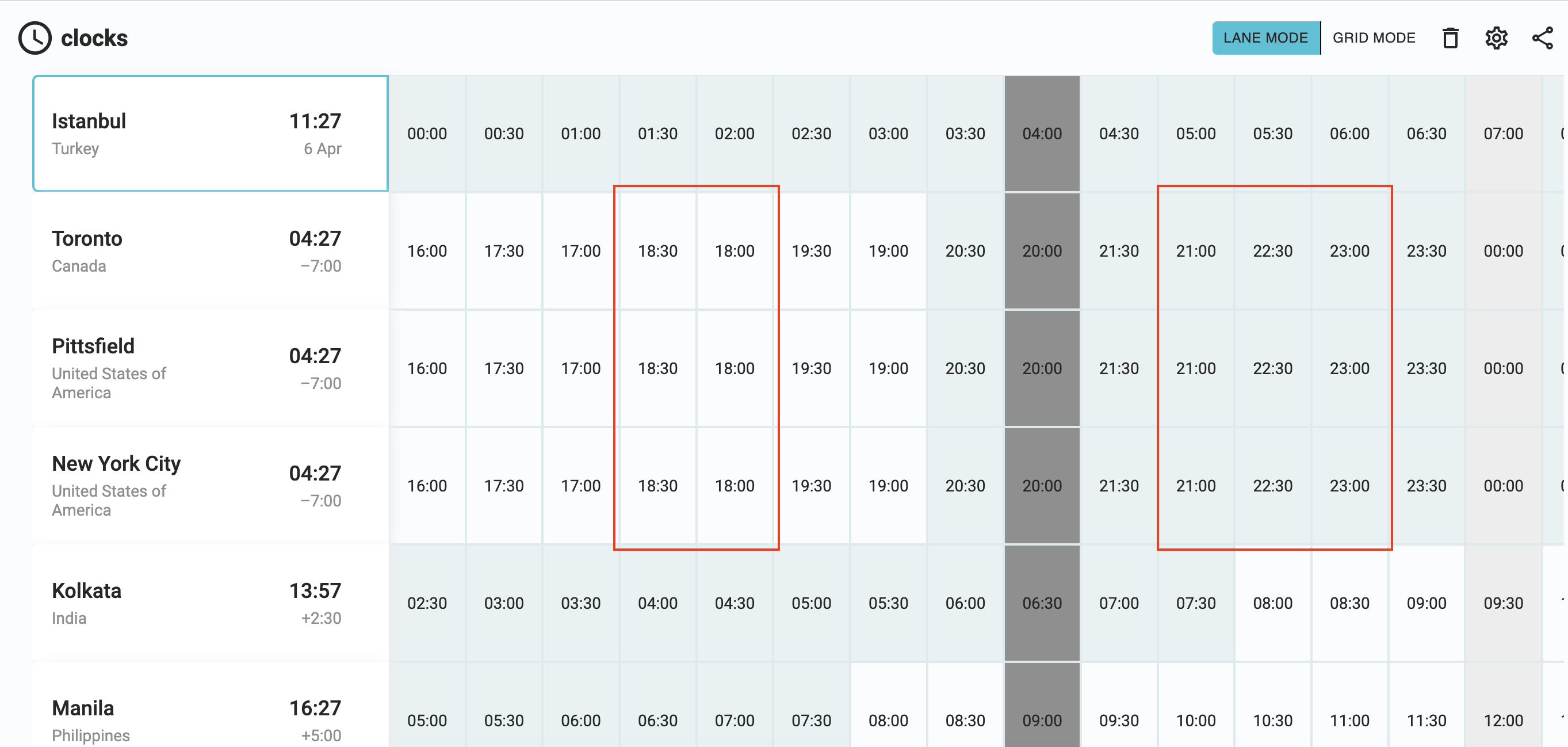 Incorrect order of xx:30 and xx:00 slots in lane mode for locations with negative offset · Issue ...