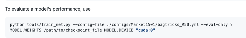 评估模型达不到给出的结果 · Issue #398 · JDAI-CV/fast-reid · GitHub