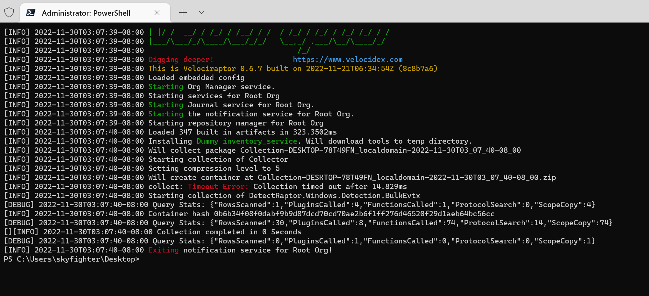 Offline collector bug · Issue #2288 · Velocidex/velociraptor · GitHub