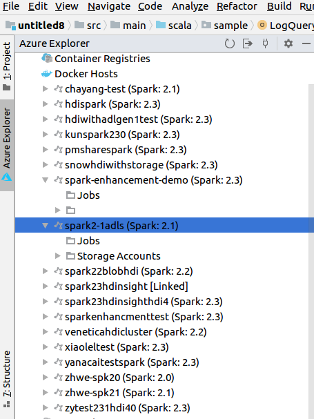 [IntelliJ][Linux][AzureExplorer]Clusters can not be fully listed · Issue #2372 · microsoft/azure ...
