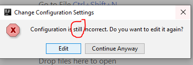 [intelliJ]Need prompt message when local run sql server configuration. · Issue #2726 · microsoft ...