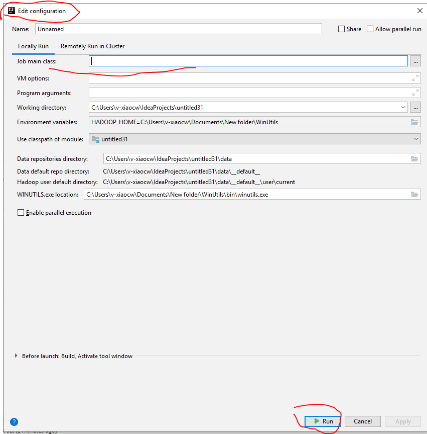 [intelliJ]Need prompt message when local run sql server configuration. · Issue #2726 · microsoft ...