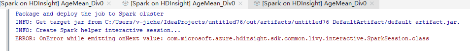 [intelliJ][Failure debug feature]Error occurs when remotely run HDInsight configuration. · Issue ...
