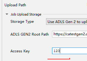 [intelliJ][gen2 cluster]Can not save HDInsight configuration with empty access key. · Issue ...