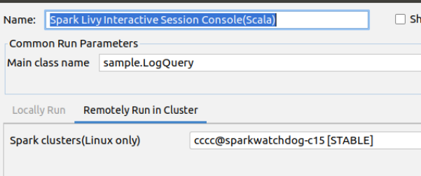 [intelliJ][Spark on cosmos]Get error message when run spark livy interactive session console ...
