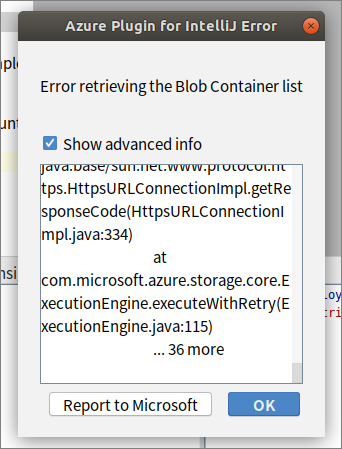 [intelliJ][Report to Microsoft][19.3 EAP]Get error when remotely run HDInsight configuration ...