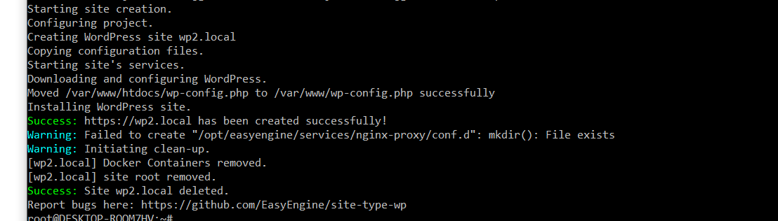 Windows SubSystem For Linux (WSL) issue · Issue #1578 · EasyEngine/easyengine · GitHub