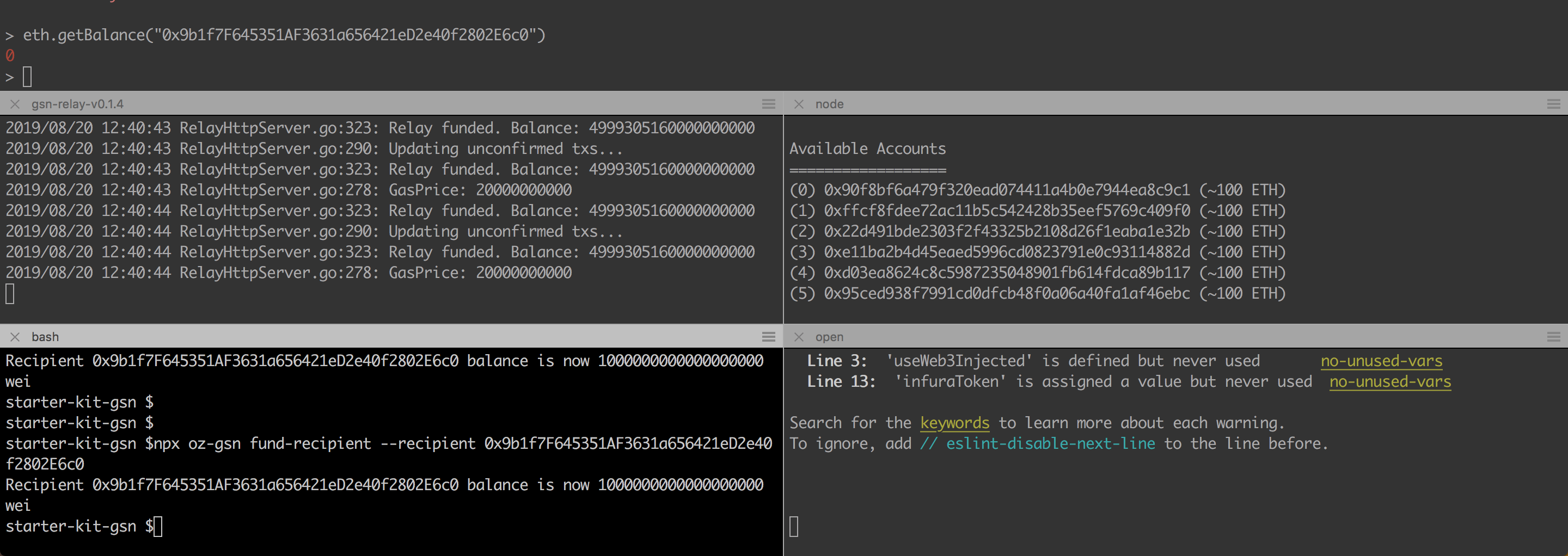 Unable to fund my Counter contract · Issue #60 · OpenZeppelin/starter-kit · GitHub