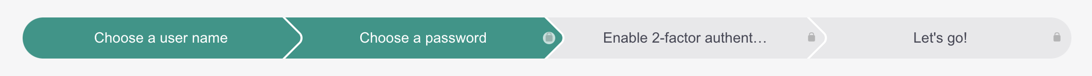 visualize disabled steps of progress flow better · Issue #1770 · Lundalogik/lime-elements · GitHub