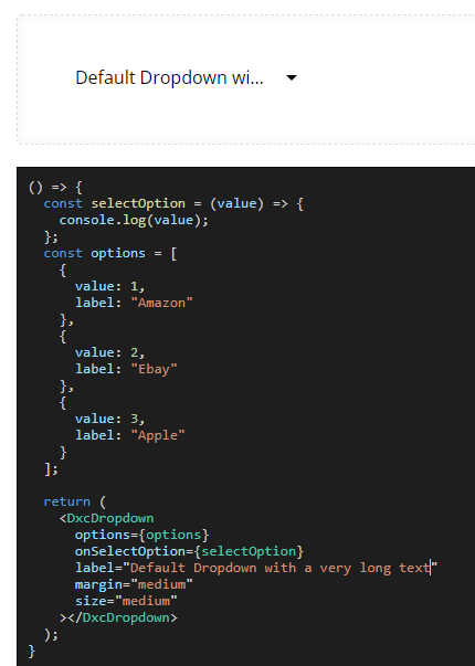 [Dropdown] Label and options ellipsis · Issue #900 · dxc-technology/halstack-react · GitHub