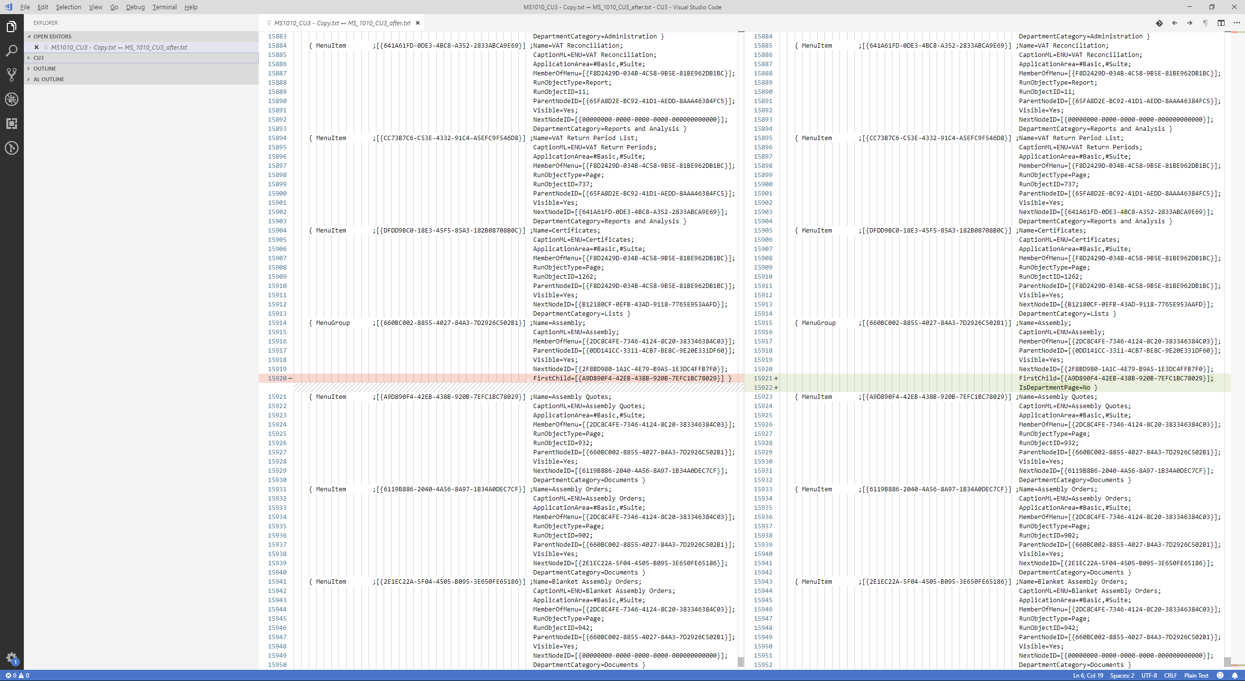 Meniu show errors · Issue #4947 · microsoft/AL · GitHub