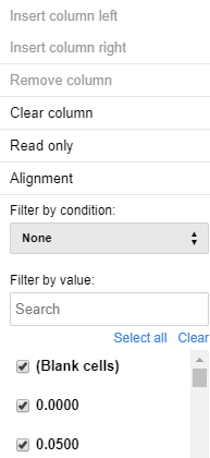 Get distinct values in a column · Issue #6577 · handsontable/handsontable · GitHub