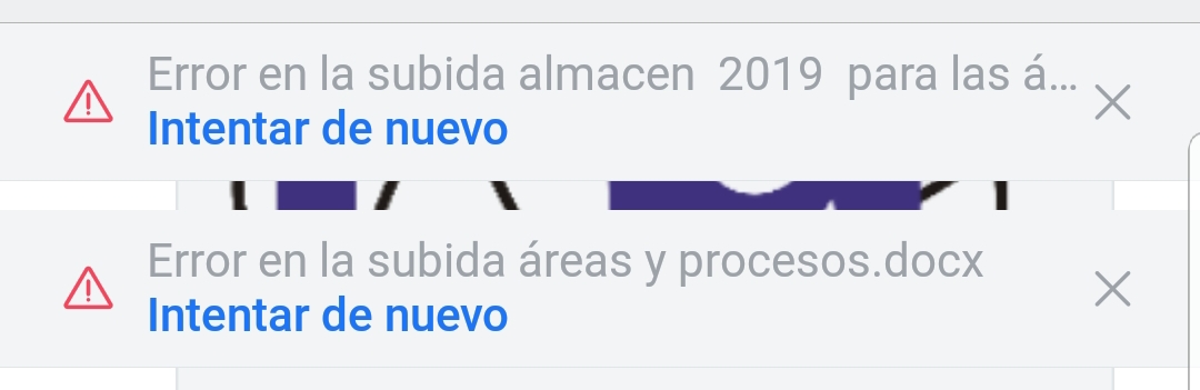 Error uploading files File size (size = 0) is too small (min = 1) [file ...