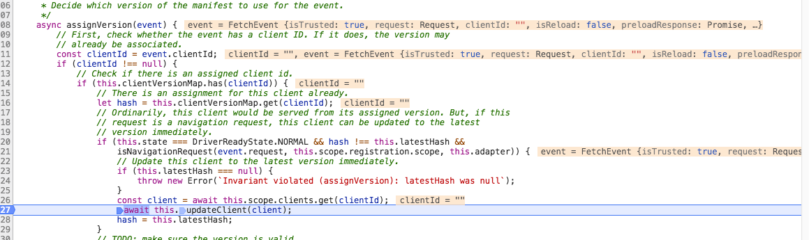 Service worker updates do not work on latest chrome (Chrome 66.0.3359 ...