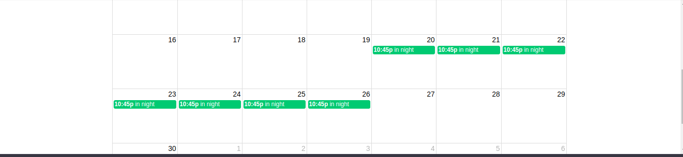 Recurring Event not showing correctly · Issue #4304 · fullcalendar/fullcalendar · GitHub