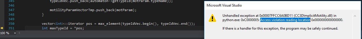 ImplicitMotilityPlugin Access violation reading location · Issue #159 · CompuCell3D/CompuCell3D ...