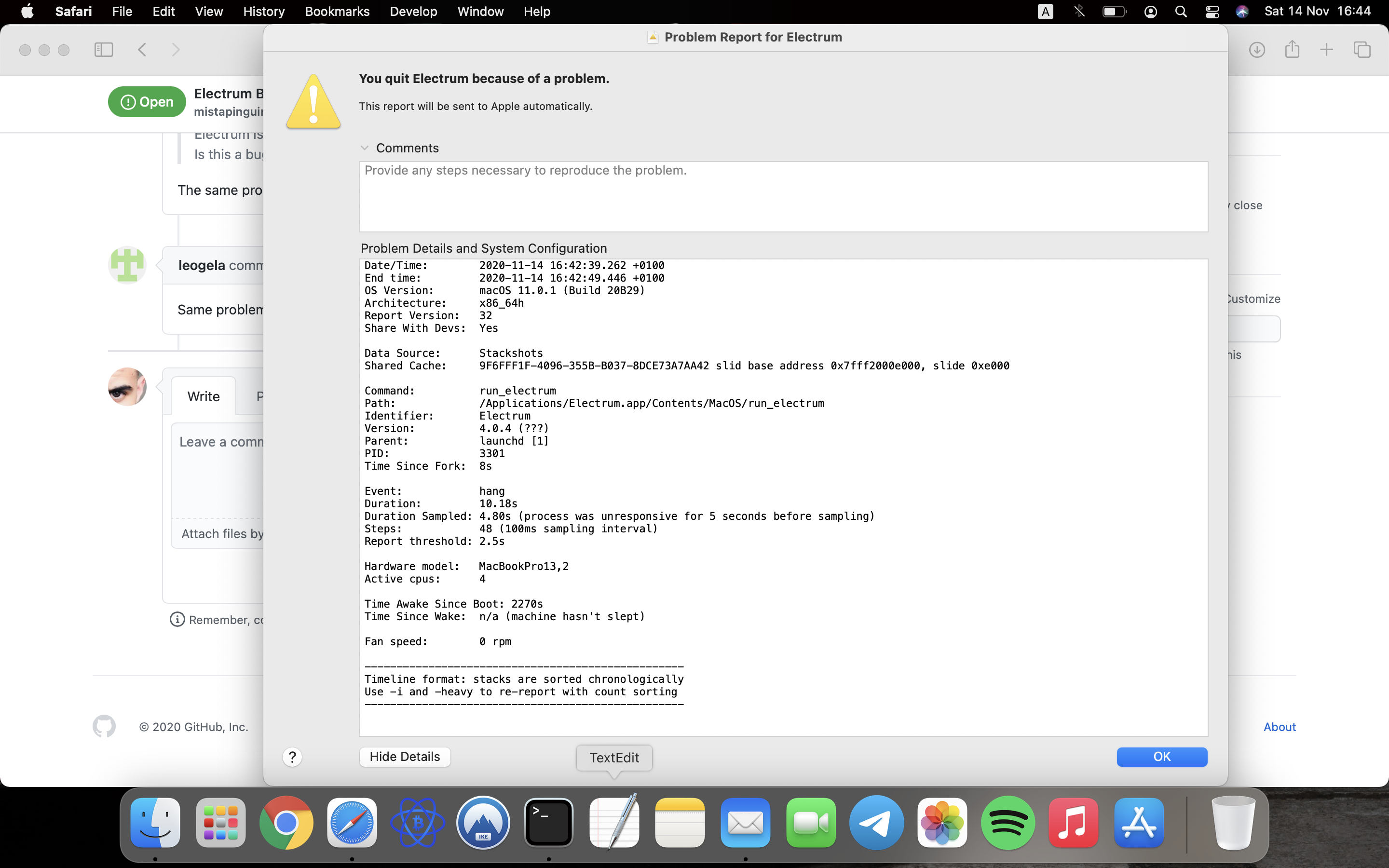 Electrum Big Sur · Issue #6730 · spesmilo/electrum · GitHub