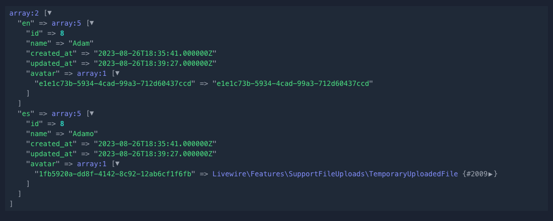 Translatable resource with media bug · Issue #7591 · filamentphp/filament · GitHub