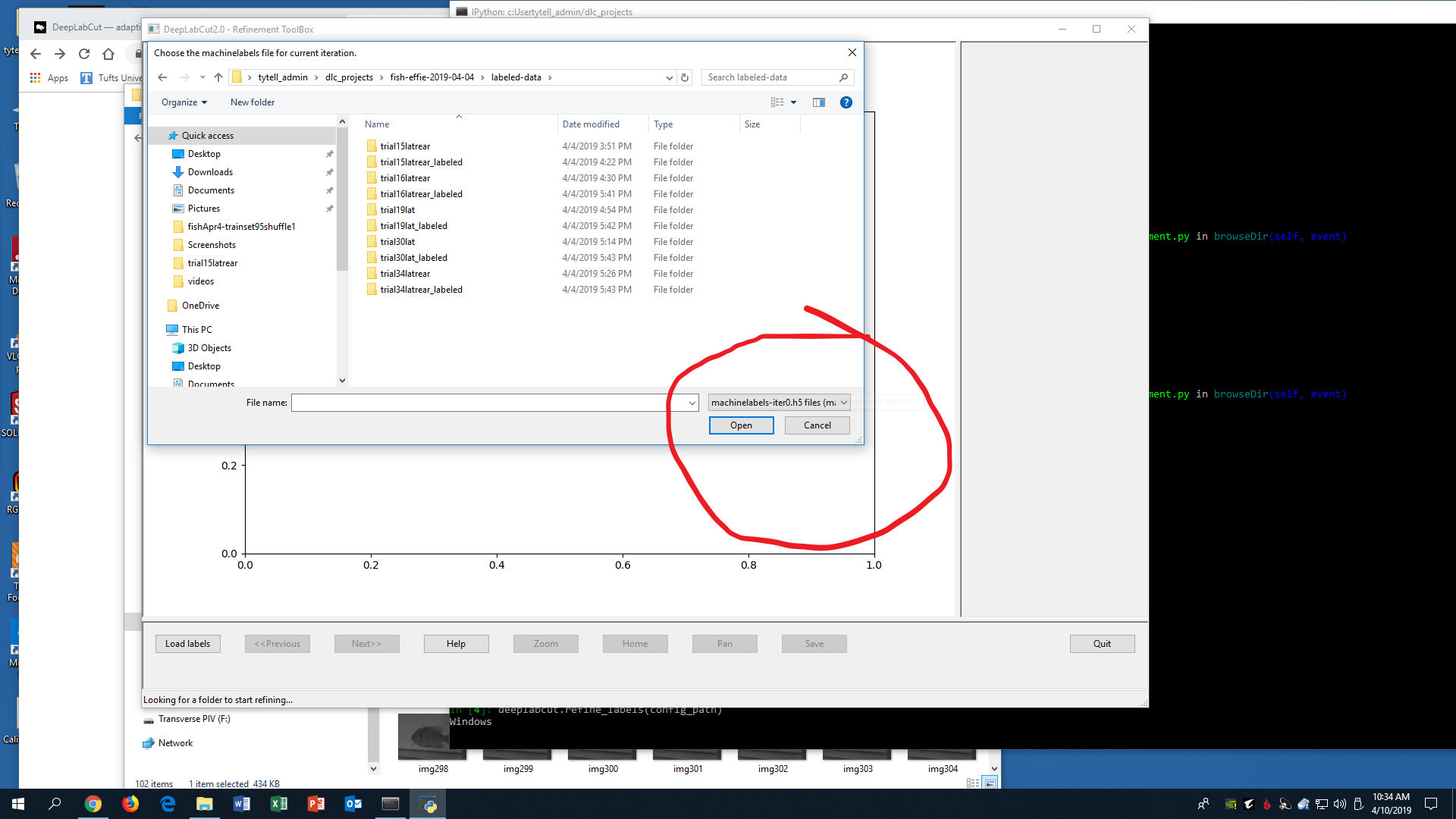 deeplabcut.refine_labels does not allow selection of labeled frames · Issue #262 · DeepLabCut ...