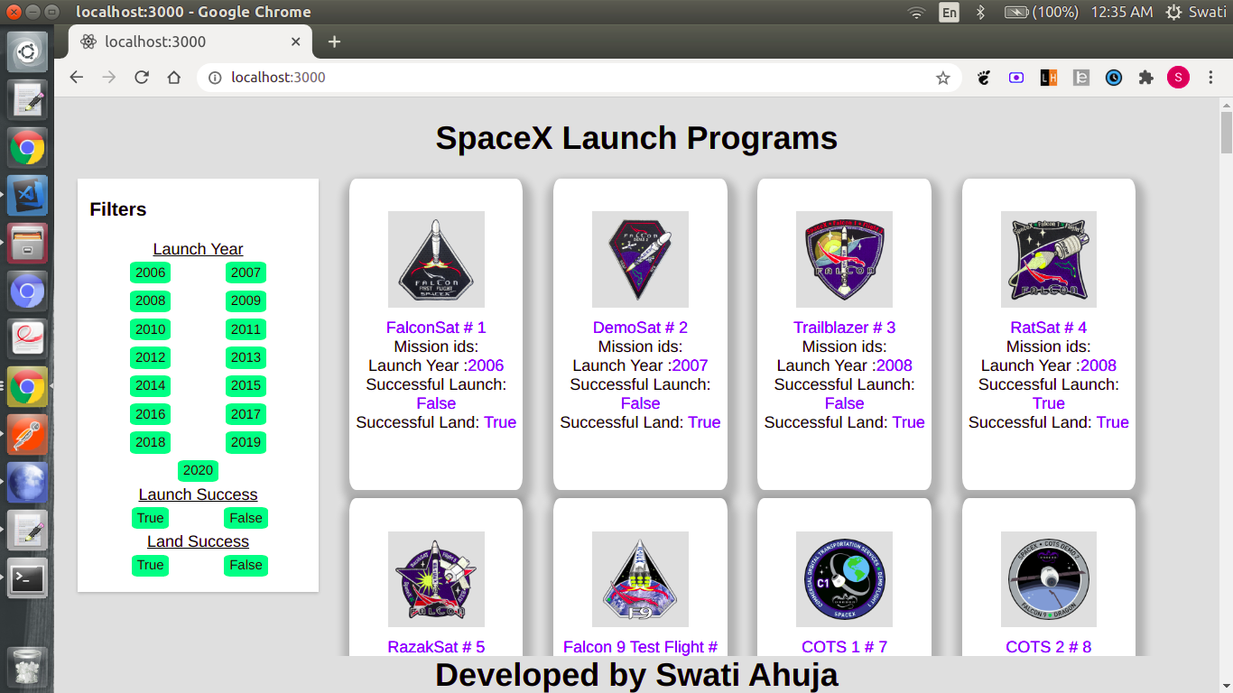 GitHub - swati510/SPACEX