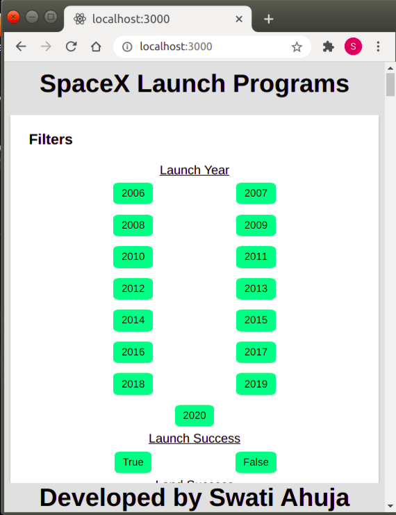 GitHub - swati510/SPACEX