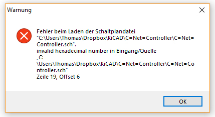 Error message: invalid hexadecimal number · Issue #372 · KiCad/kicad ...