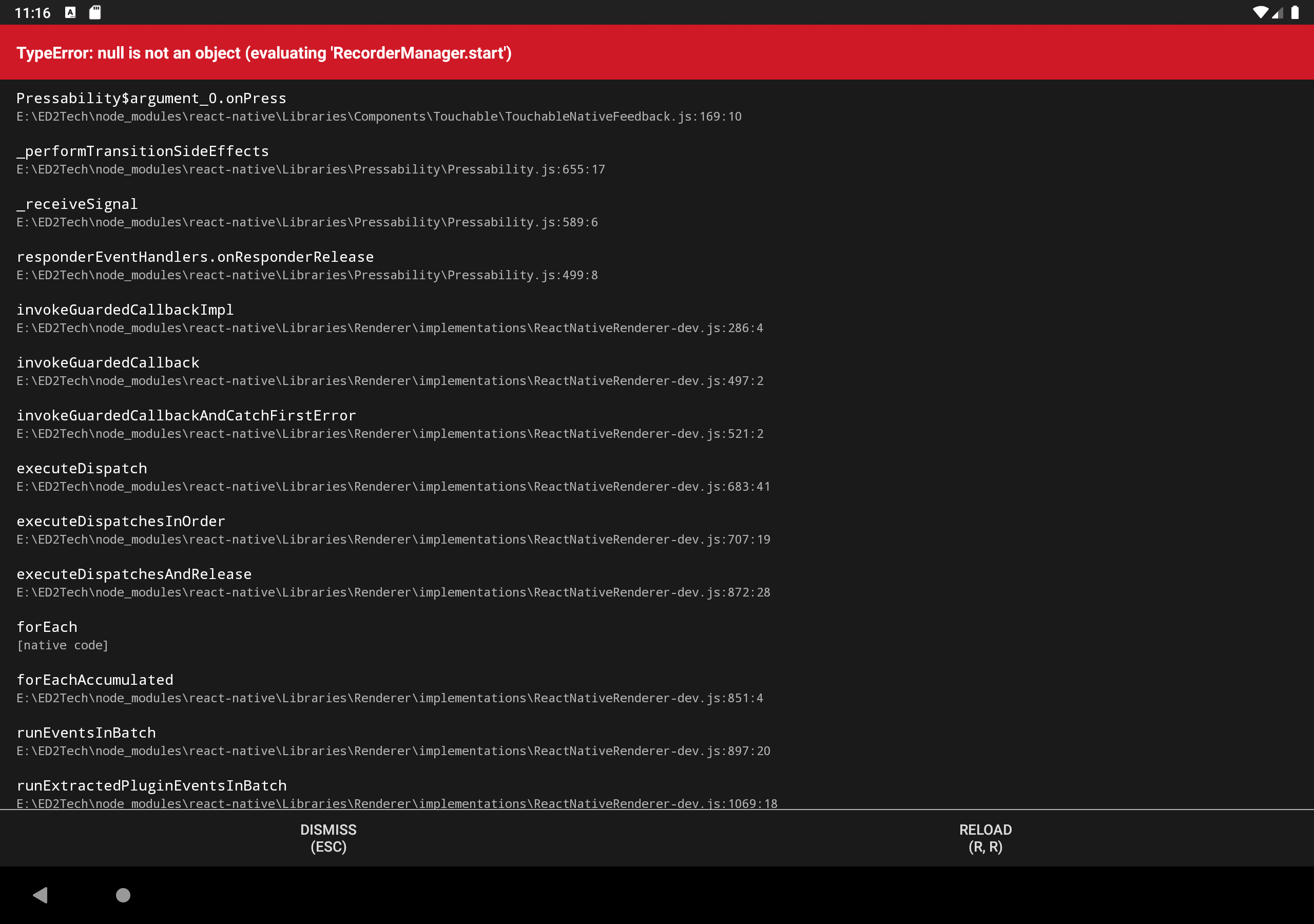 RecorderManager is undefined · Issue #1 · ycswaves/react-native-screen-recorder · GitHub