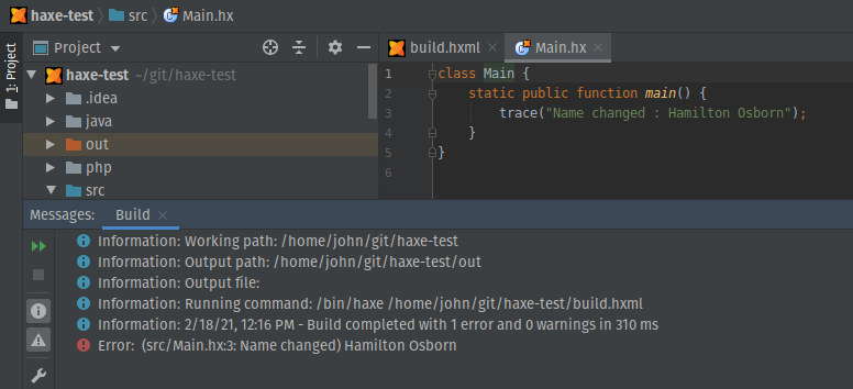 Error when colon is included in a string · Issue #10126 · HaxeFoundation/haxe · GitHub