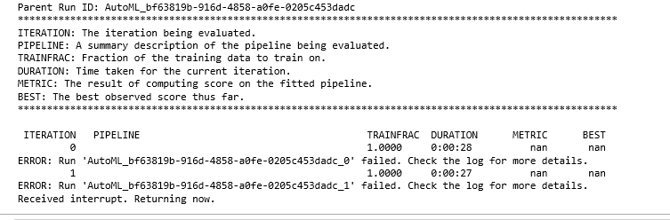 while training model in automl, getting error for type casting · Issue #227 · Azure ...